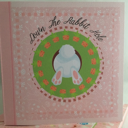 Down The Rabbit Hole Tunnel Card - CUP1154227_2228 | Craftsuprint
