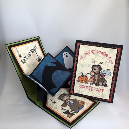 Halloween Surprise Twist Pop Up Card - CUP823647_2228 | Craftsuprint
