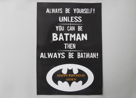 Always Be Batman! Symbol Card - CUP613663_1631 | Craftsuprint