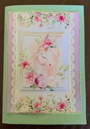Unicorn Card - CUP966201_466 | Craftsuprint