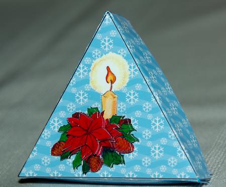 Christmas Triangle Gift Box - CUP146496_613 | Craftsuprint