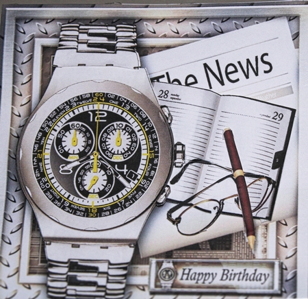 Male Watch Card - CUP675673_1641 | Craftsuprint