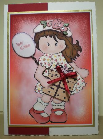 A4 Cutie Birthday Card - CUP220858_452 | Craftsuprint