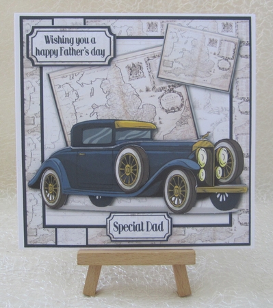 A classic car blue insert - CUP1037136_653 | Craftsuprint