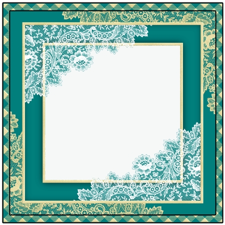 Warm Spring Lace Corner Frame PNG - CUP1090083_43136 | Craftsuprint