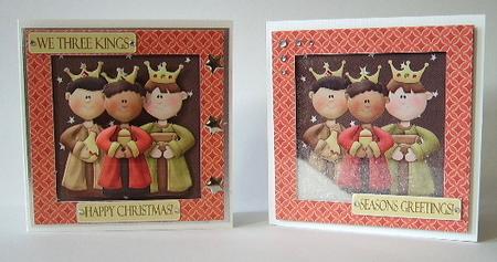We Three Kings Shaker/picture Frame Card - CUP214034_576 | Craftsuprint
