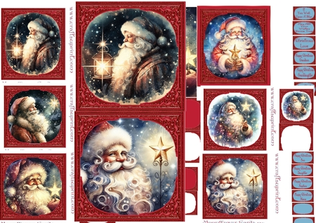 Santa Star - Photo by Blossoms Designs