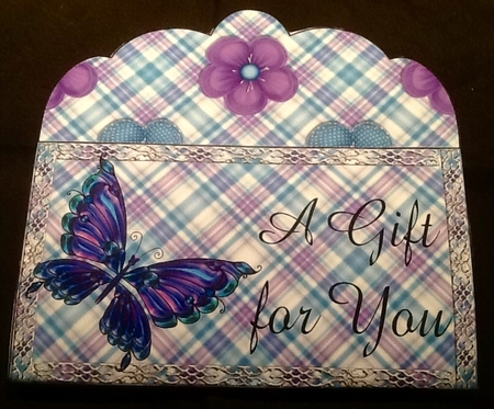 Butterfly Money Wallet - CUP287675_1399 | Craftsuprint