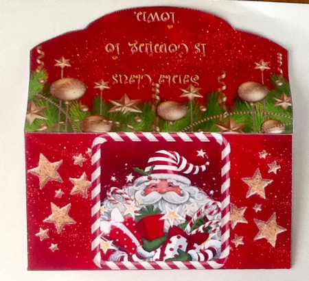 CHRISTMAS MONEY WALLET - SANTA - CUP743989_2049 | Craftsuprint