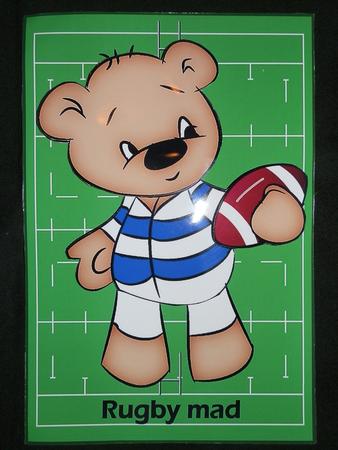 Rugby Bear - CUP516401_107 | Craftsuprint