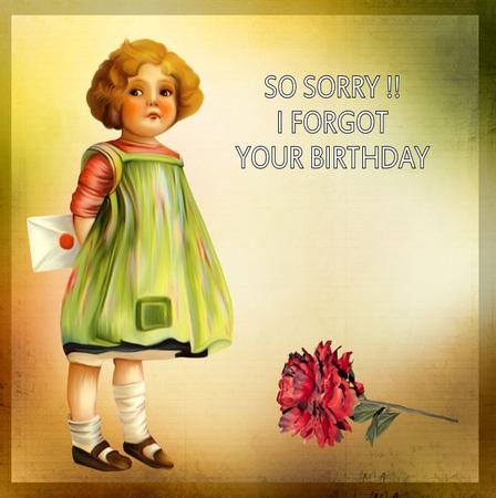 Forgotten Birthday 6x6 Card - CUP531233_33 | Craftsuprint