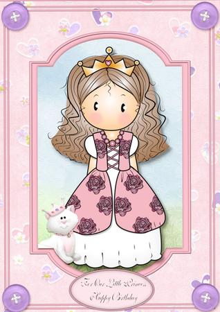 Card Front - Little Princess - CUP536978_1010 | Craftsuprint