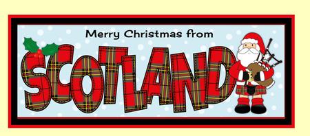 Merry Christmas from Scotland Large Dl - CUP577147_750 | Craftsuprint