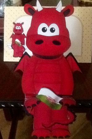 3D on the Shelf Card Kit - Little Welsh Dragon Draig - CUP667806_359 ...