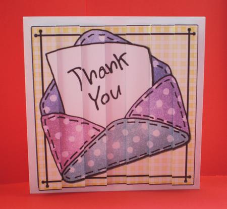Thank You Letter Quick Card with Side Stacker Topper - CUP73590_359 ...