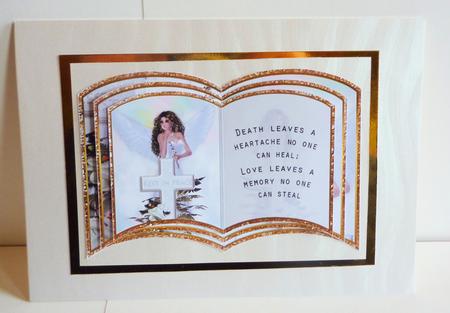 Sympathy Bookatrix Style Card Sheet - CUP187595_1031 | Craftsuprint