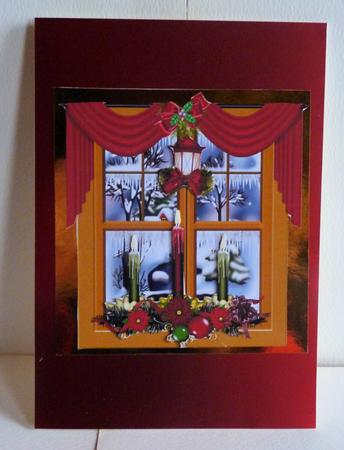 Festive Window and Winters Scene - CUP280403_708 | Craftsuprint