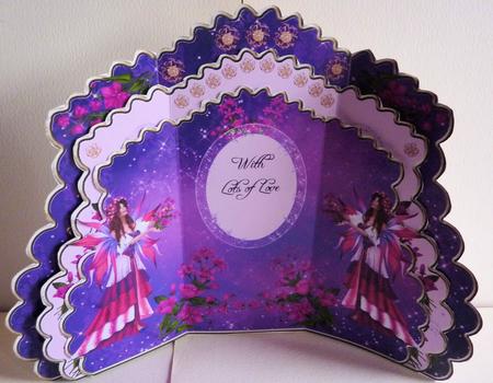 Triple Layer Gatefold - Florabel Fairy - CUP374898_66 | Craftsuprint