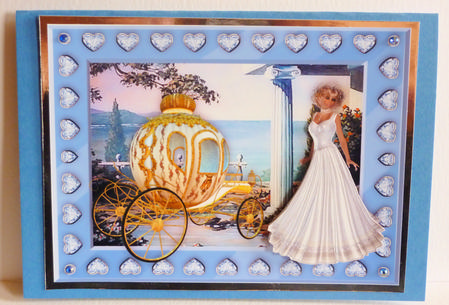 The Princess Bride A5 Card Front with Decoupage - Photo by Karen Nash