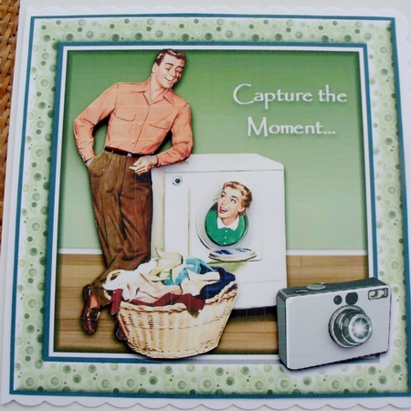 Capture the Moment - Retro Card Topper - CUP679140_99 | Craftsuprint