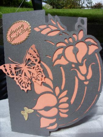 Floral 12 Over the Edge Card - CUP691184_198 | Craftsuprint