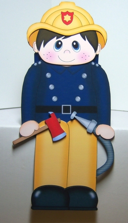 3D on the Shelf Card Kit - Firefighter Fireman Frank - CUP608674_359 ...