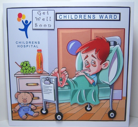 Sending Hugs Get Well Boy - Decoupage - CUP852465_3367 | Craftsuprint