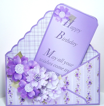 Lilac Posy - Stand-up Envelope Card Mini Kit - CUP880230_1648 ...