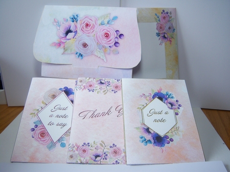 Pretty Pastel Notelets & Wallet Kit - CUP908159_72307 | Craftsuprint
