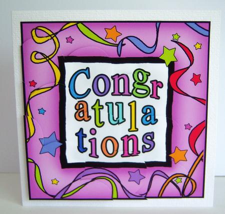 Congratulations Shell Edged Corner Side Stacker - Photo by Katie Silver