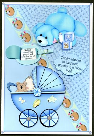 Skies of Blue Baby Boy - CUP445502_653 | Craftsuprint