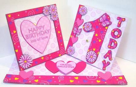 One Today Girl Butterflies and Flowers Double Twist Easel - CUP531854 ...