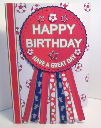 Arsenal Rosette Over the Edge All Ages Birthday Father's Day ...