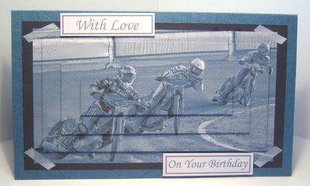 Speedway Motorbike Racing Pyramid - CUP571692_376 | Craftsuprint