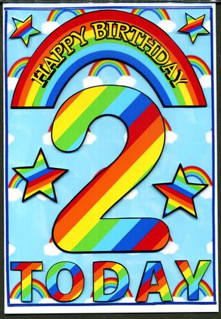 Two Today Rainbows A5 - CUP596156_1028 | Craftsuprint