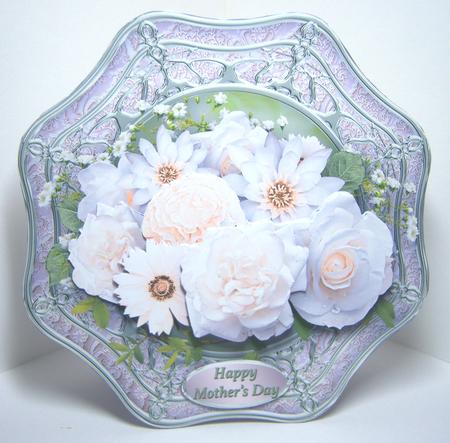 Cream Posy Wavy Octagon Card Mini Kit - CUP602091_1648 | Craftsuprint