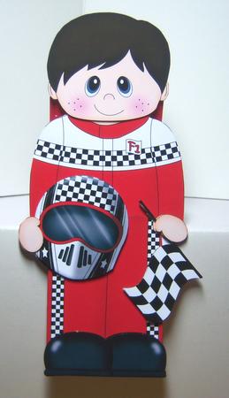 3D on the Shelf Card Kit - Little F1 Racing Driver Gerry - CUP662579 ...