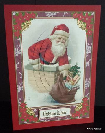 Christmas Vintage Santa Pyramid Topper 3 - CUP463151_719 | Craftsuprint