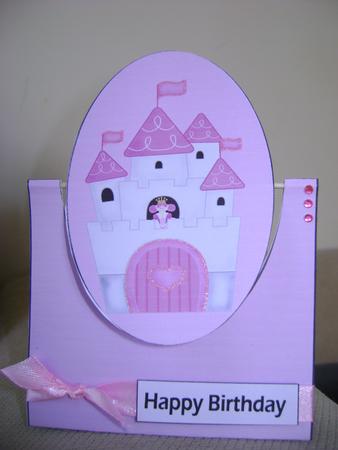 Swing Card Princess Card Print and Make - CUP70466_49 | Craftsuprint