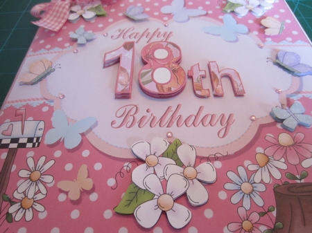 Happy 18th Birthday Butterfly Pink Background Topper - CUP969018_719 ...