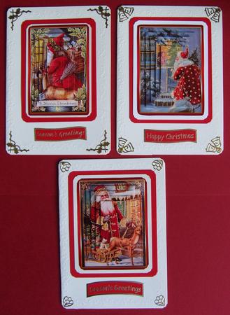 Vintage Santa Pyramid Toppers - CUP154942_168 | Craftsuprint