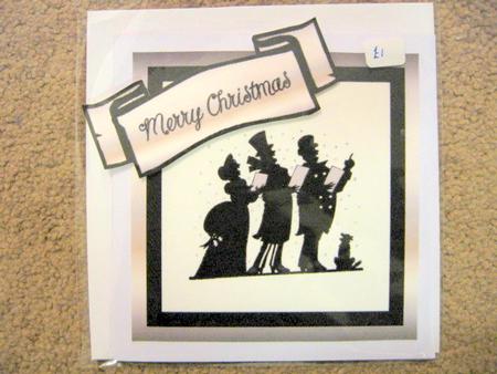 Christmas Silhouette Carol Singers - CUP137714_544 | Craftsuprint