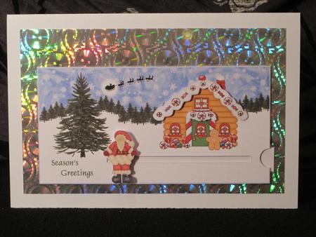 Moveable Santa Christmas Card - CUP18498_16 | Craftsuprint