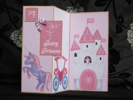 Fairy Princess Fold Back Card Ages 1-6 - CUP78279_49 | Craftsuprint