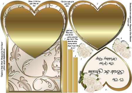 Heart Shaped Card Front - CUP261536_1026 | Craftsuprint