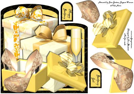 Cu 6 Yellow Square Boxes - CUP408161_512 | Craftsuprint