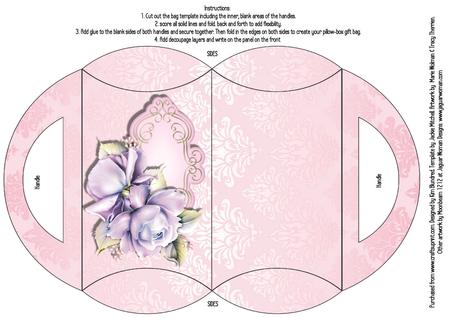 Pillow Purse Template - CUP363234_656 | Craftsuprint