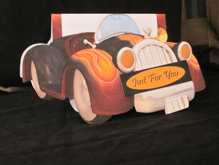 A Car Shaped Card for the Boys or Girls - CUP57729_49 | Craftsuprint