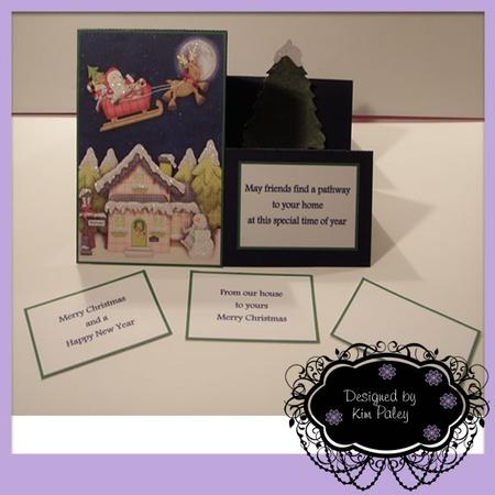 Side Stepper Card Blank Template - CUP691380_1307 | Craftsuprint