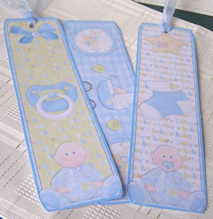 Baby Boy Caucasian Bookmark - CUP111170_376 | Craftsuprint